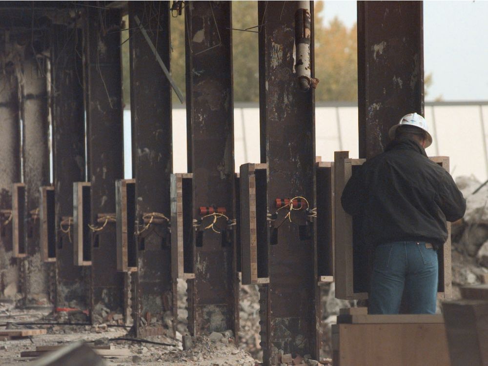 Twenty years ago today: The Calgary General Hospital was brought down ...