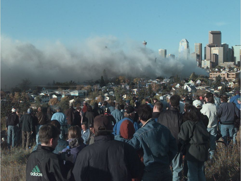 Twenty years ago today: The Calgary General Hospital was brought down ...