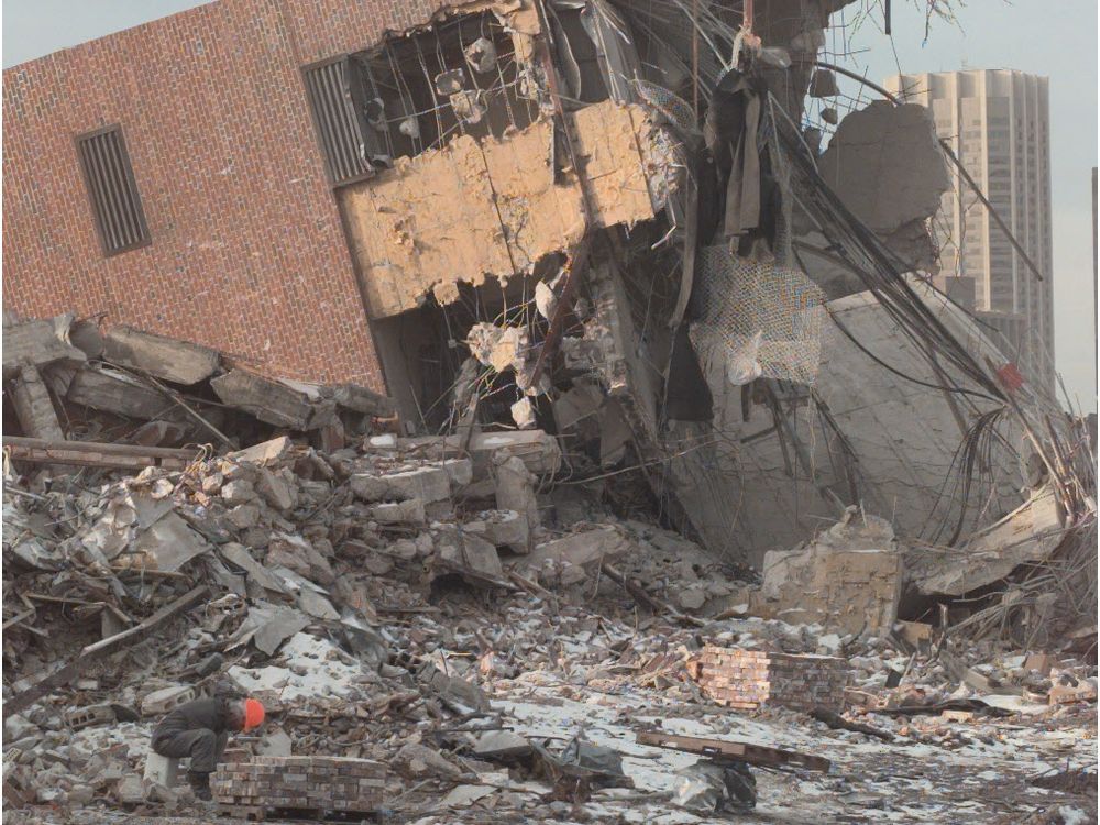 Twenty years ago today: The Calgary General Hospital was brought down ...