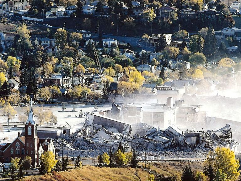 Twenty years ago today: The Calgary General Hospital was brought down ...