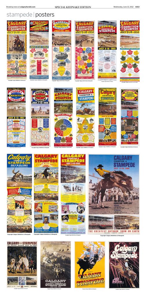 A look back at all the Calgary Stampede posters | Calgary Herald