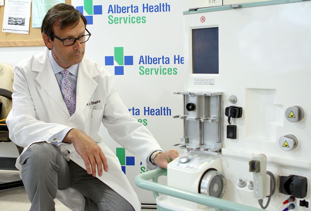 Edmonton hospital a world leader in transplant technology | Calgary Herald