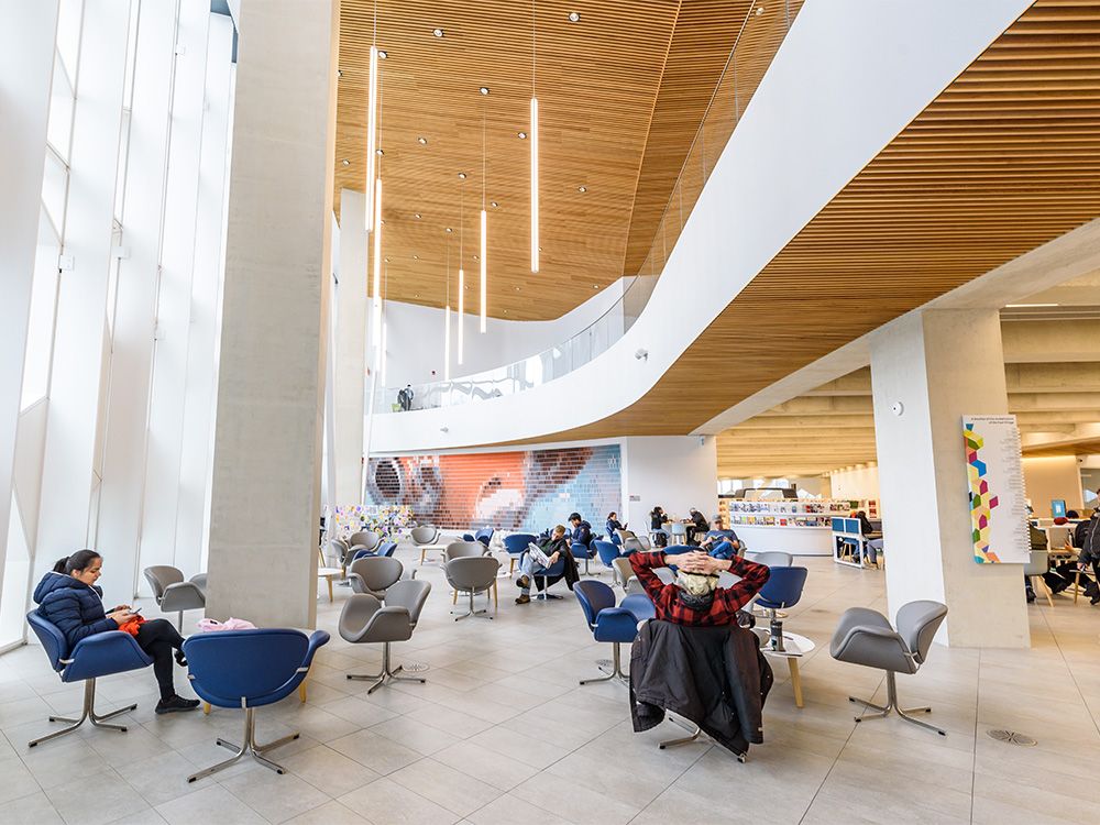 At the Calgary Central Library | Calgary Herald