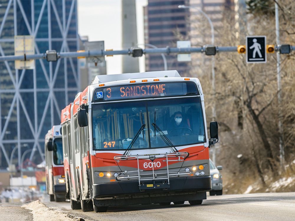 Two Calgary Transit drivers test positive for COVID-19 | Calgary Herald