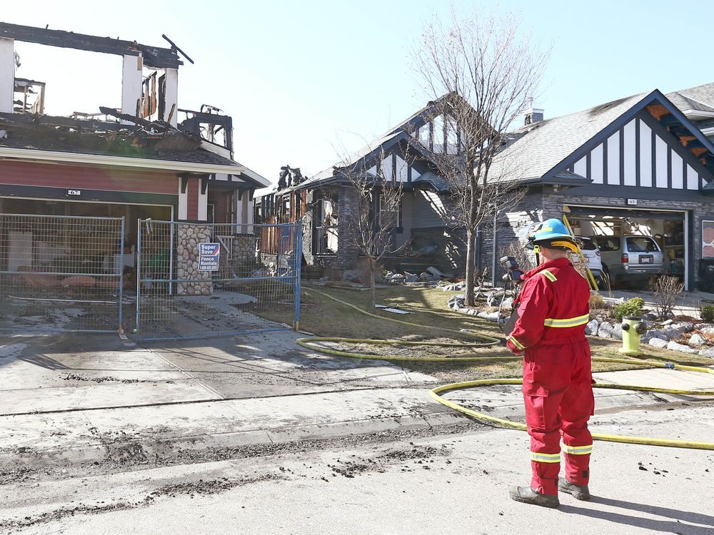 Three houses impacted by large blaze in Calgary's northwest | Calgary ...