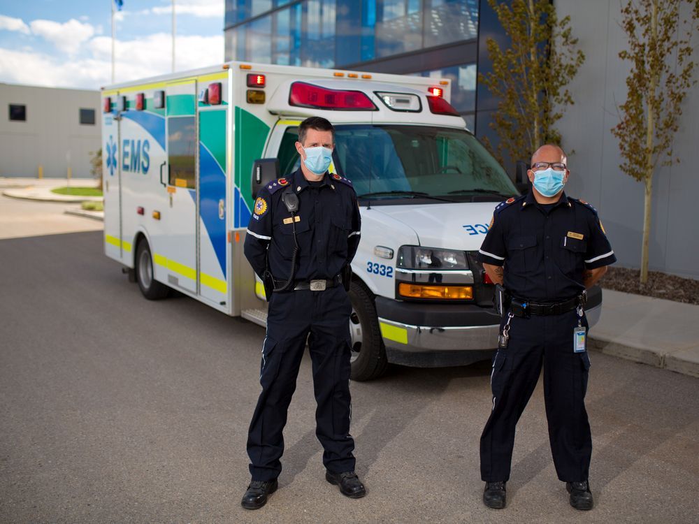 Calgary paramedics relieved COVID-19 cases lower than expected ...