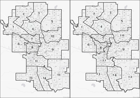 Calgary's proposed ward boundary changes tweak inner-city borders ...