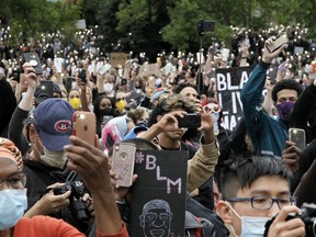 Calgarians gather for fourth anti-racism demonstration this week ...