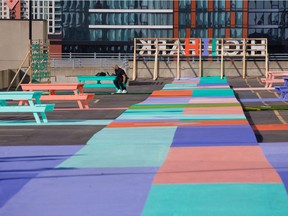 Rooftop parkade gives way to Calgary's newest public park | Calgary Herald