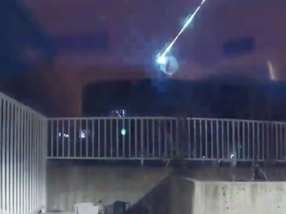 Meteor lights up Alberta's northern sky on Monday morning | Calgary Herald
