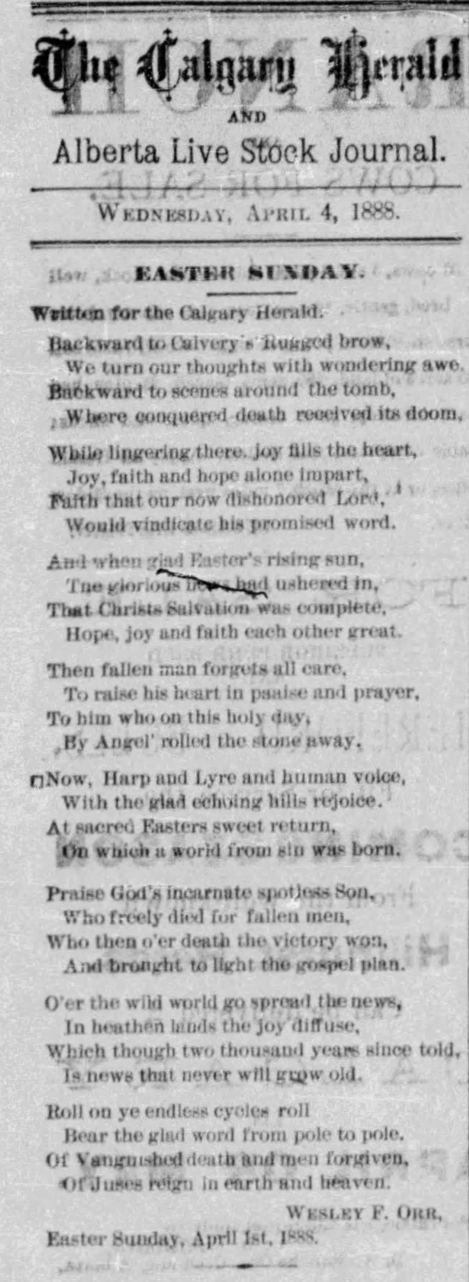 Easter in the 1800s: A look back at Easter ads and stories | Calgary Herald