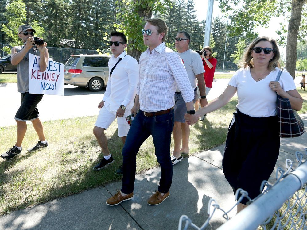 Protesters harass Minister Shandro and family at Canada Day event ...