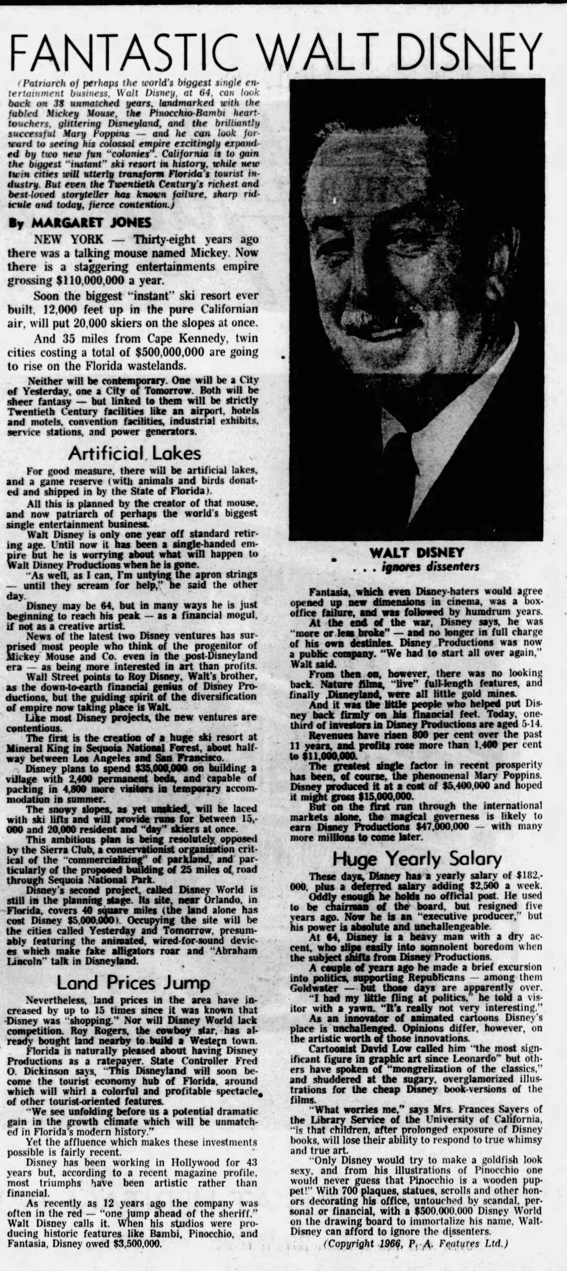 Behind-the-scene photos from Walt Disney World opening, 53 years ago ...