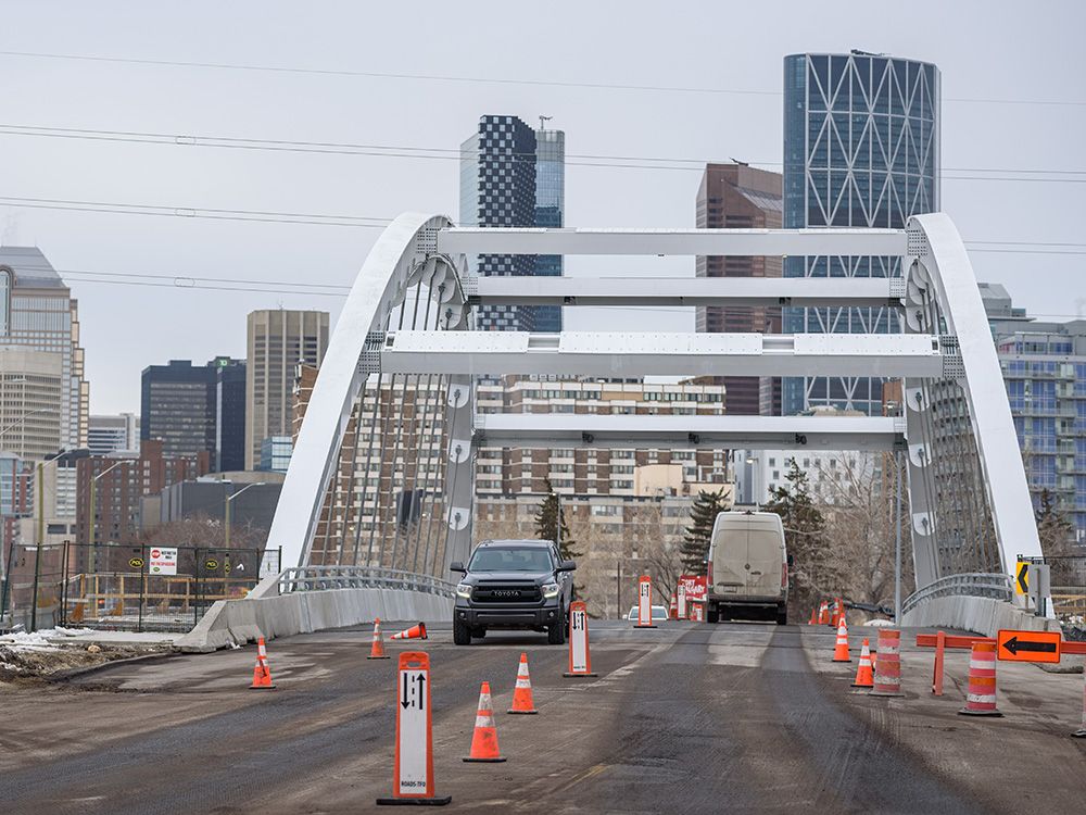 New bridge into Inglewood officially reopens after delays | Calgary Herald