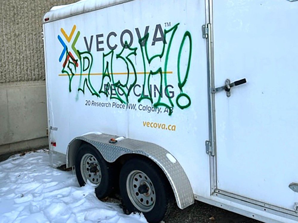 Calgary disabilities charity hit by graffiti vandals | Calgary Herald