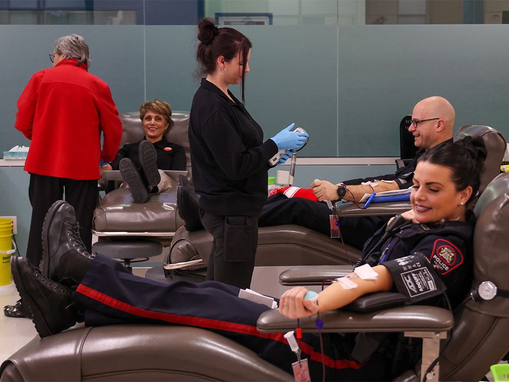 Calgary emergency crews push for new blood donors | Calgary Herald