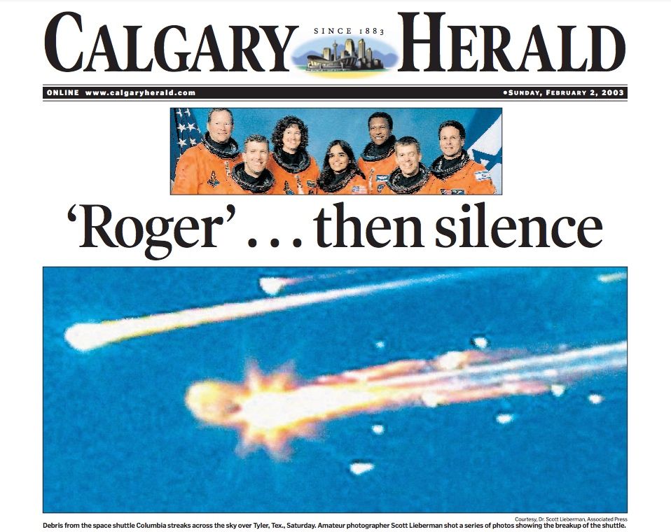 Space Shuttle Feb 1 2003