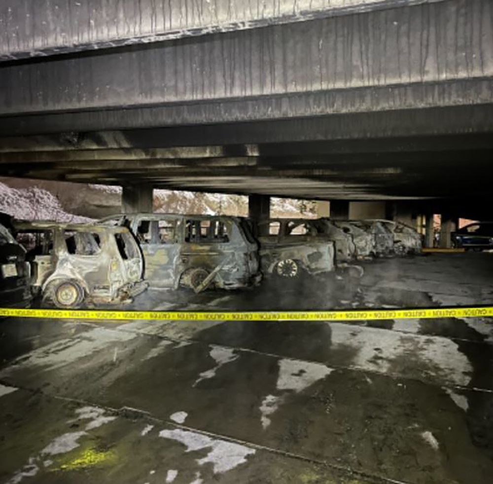 Vehicles destroyed in parkade fire at Fairmont Chateau Lake Louise ...