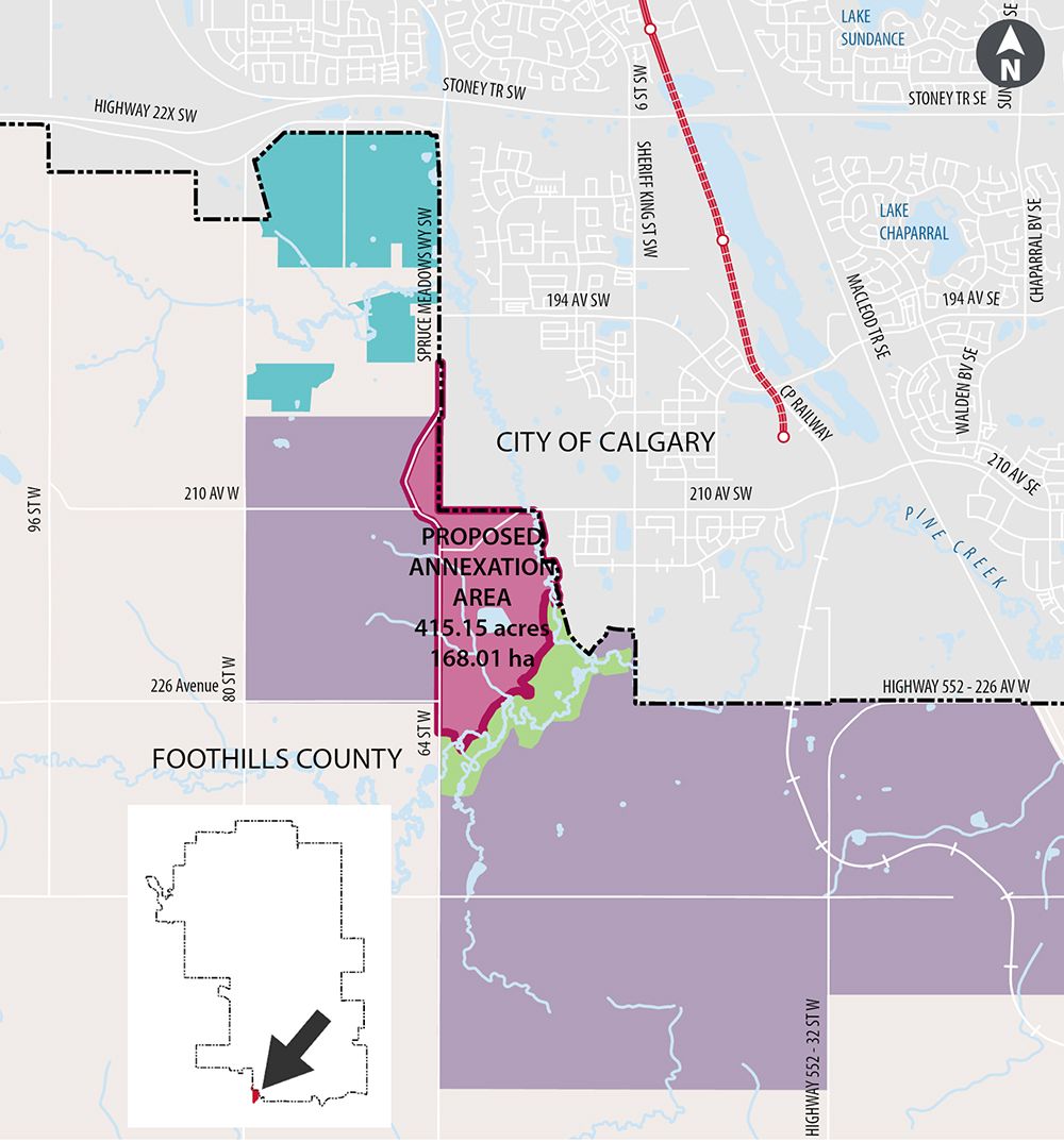 Calgary and Foothills County moving ahead on proposed land annexation ...