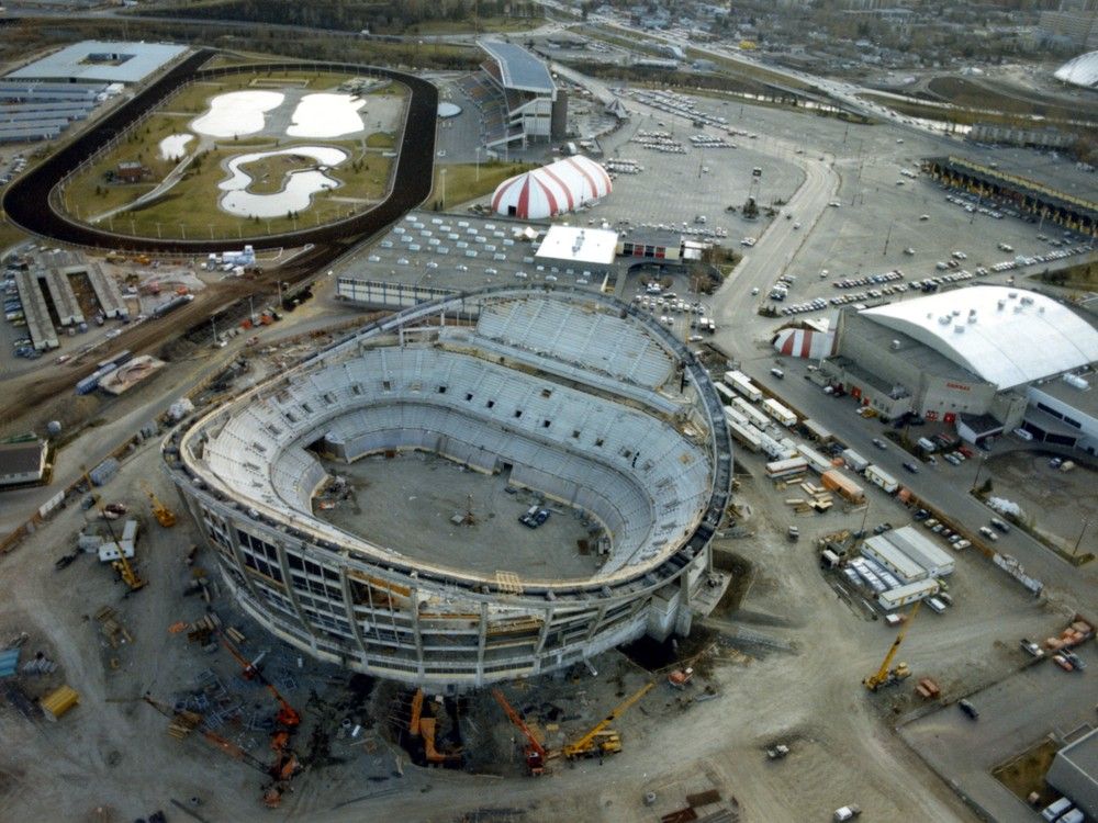 Photos: 10 moments from the Saddledome's construction and opening ...
