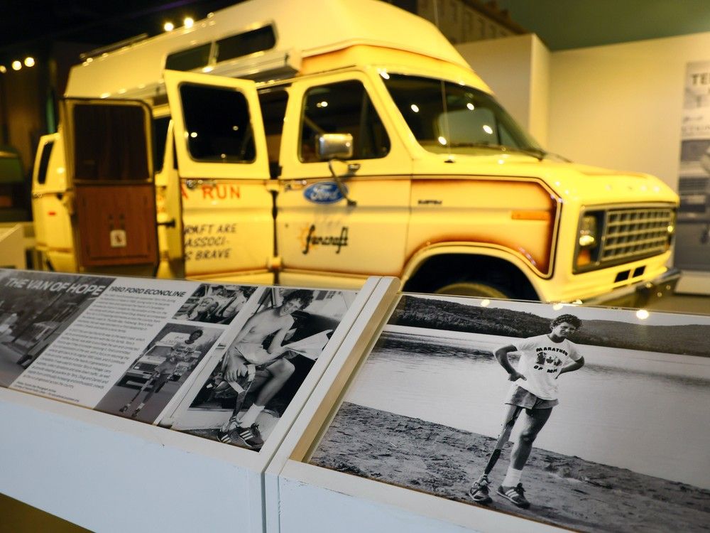 Terry Fox's Van of Hope rolls into Heritage Park | Calgary Herald