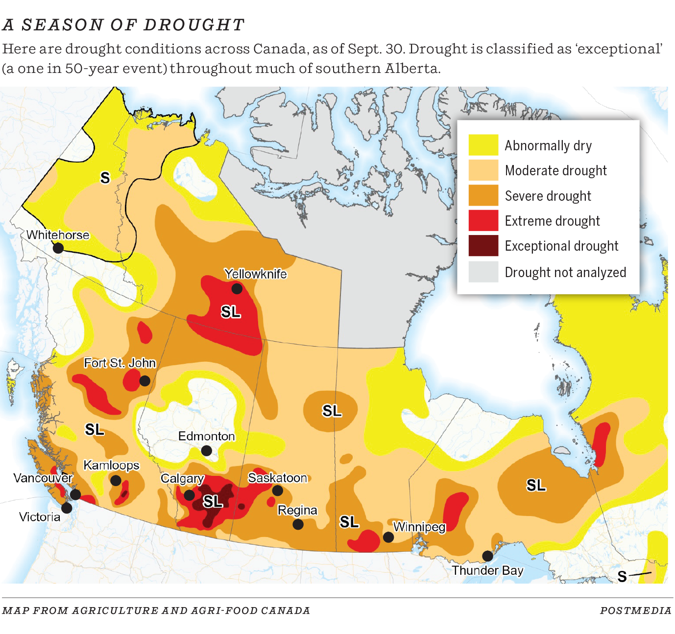 Alberta livestock producers to receive $165M amid devastating drought | Calgary Herald