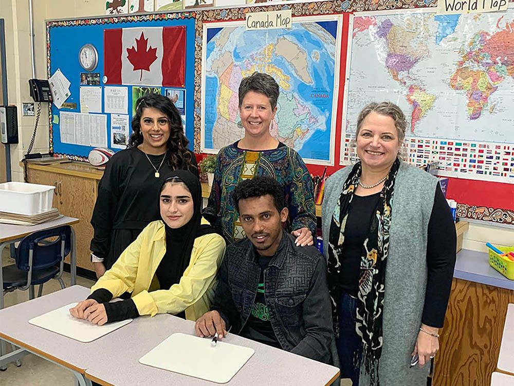 Refugee students learning in unique LEAD program at public schools ...
