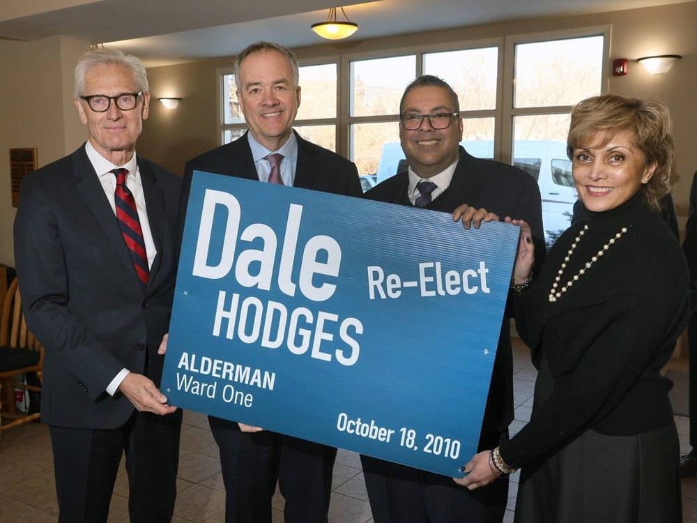 Mayors past and present among those bidding farewell to Dale Hodges ...