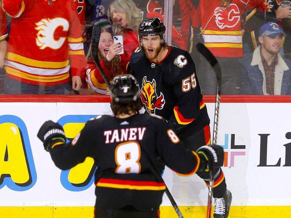 Flames coach Huska on Hanifin: ‘I’d love to see him here long-term ...