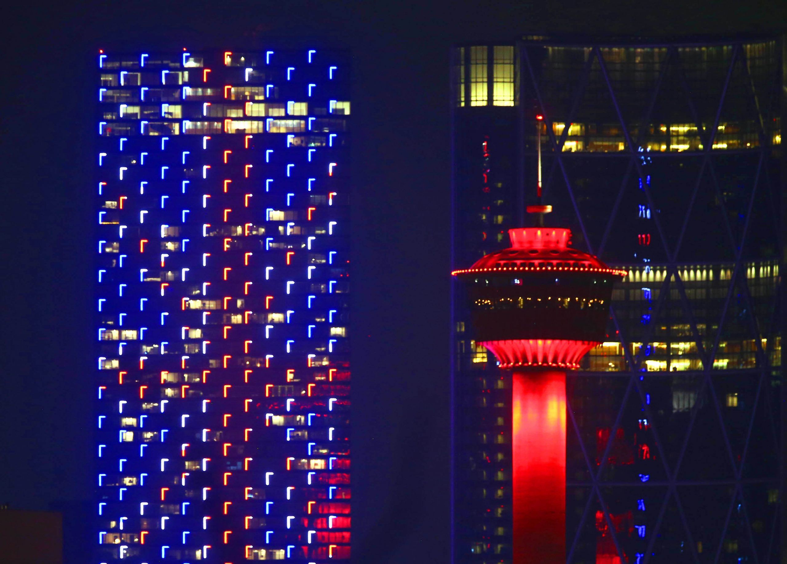 Calgary Tower will be lit orange and blue … but not to support Oilers ...