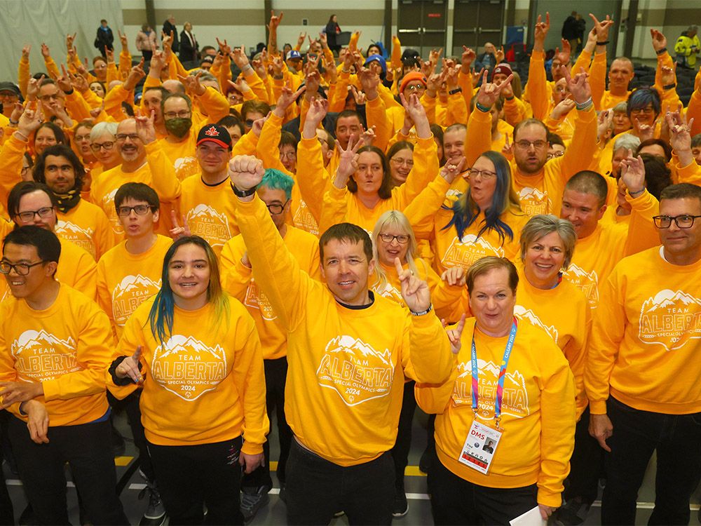 Team Alberta athletes look forward to Special Olympics with pep rally ...