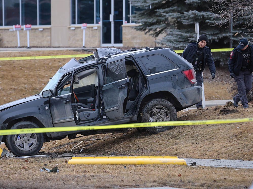 One in hospital after car crash, shooting in S.E. Calgary Saturday ...