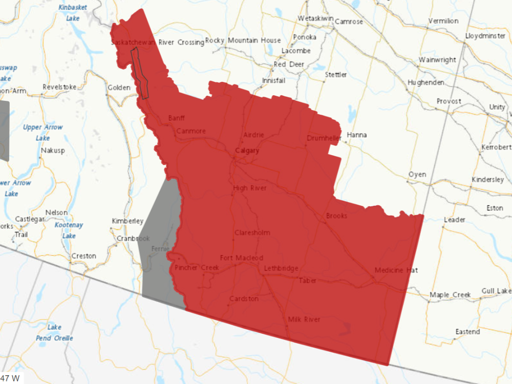 Winter makes comeback in Calgary, snowfall warnings extend soutward ...