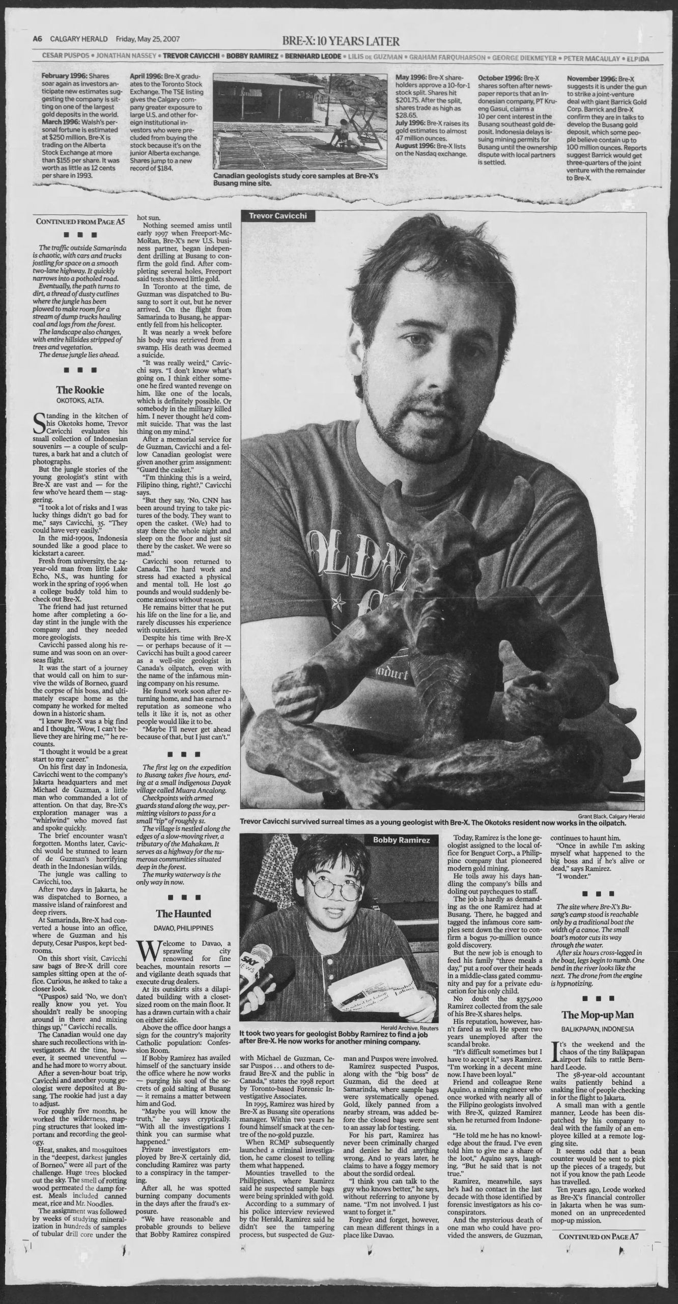 Bre-X: The gold scandal that inspired books, a movie and a new podcast ...