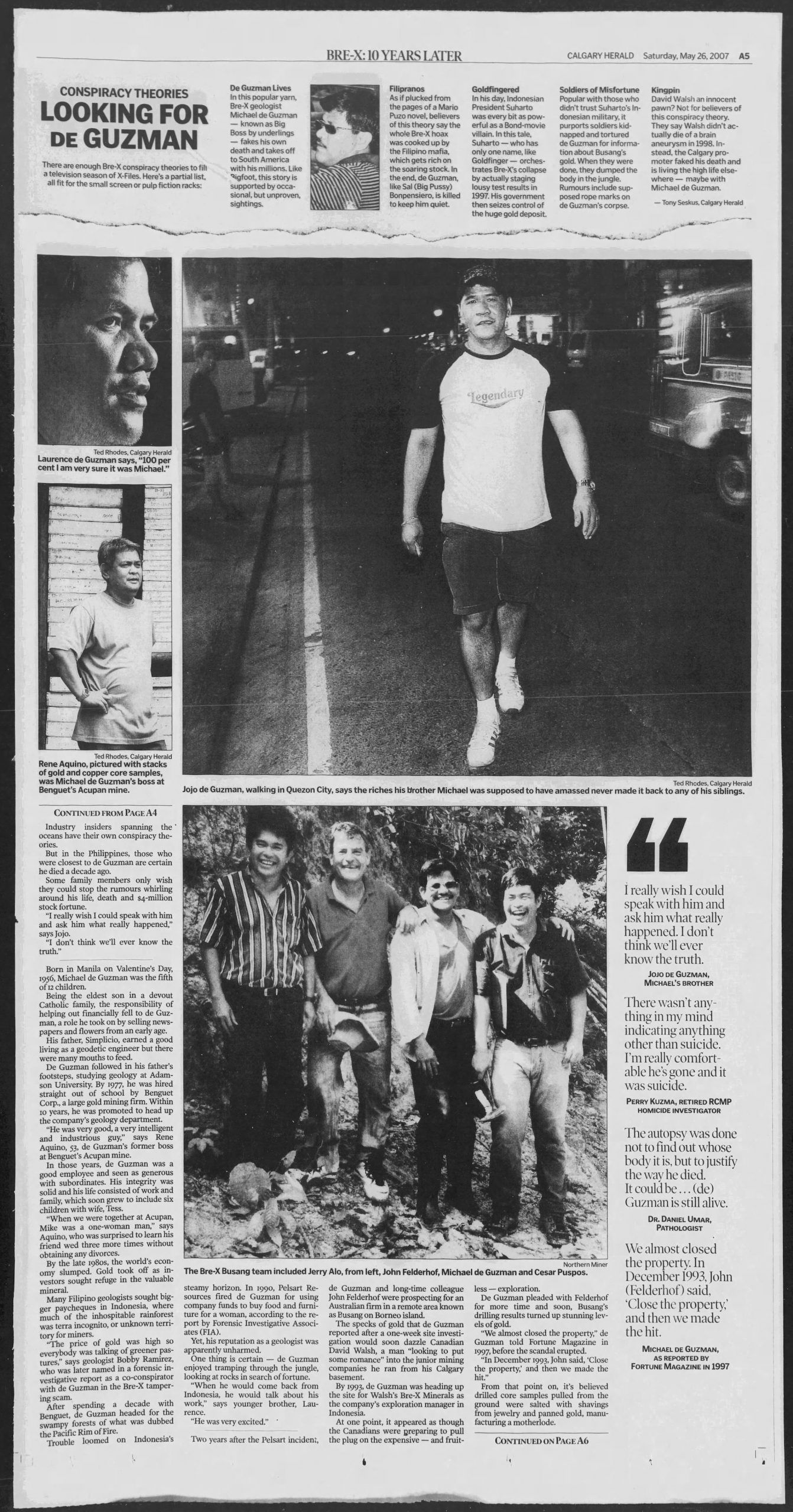 Bre-X: The gold scandal that inspired books, a movie and a new podcast ...