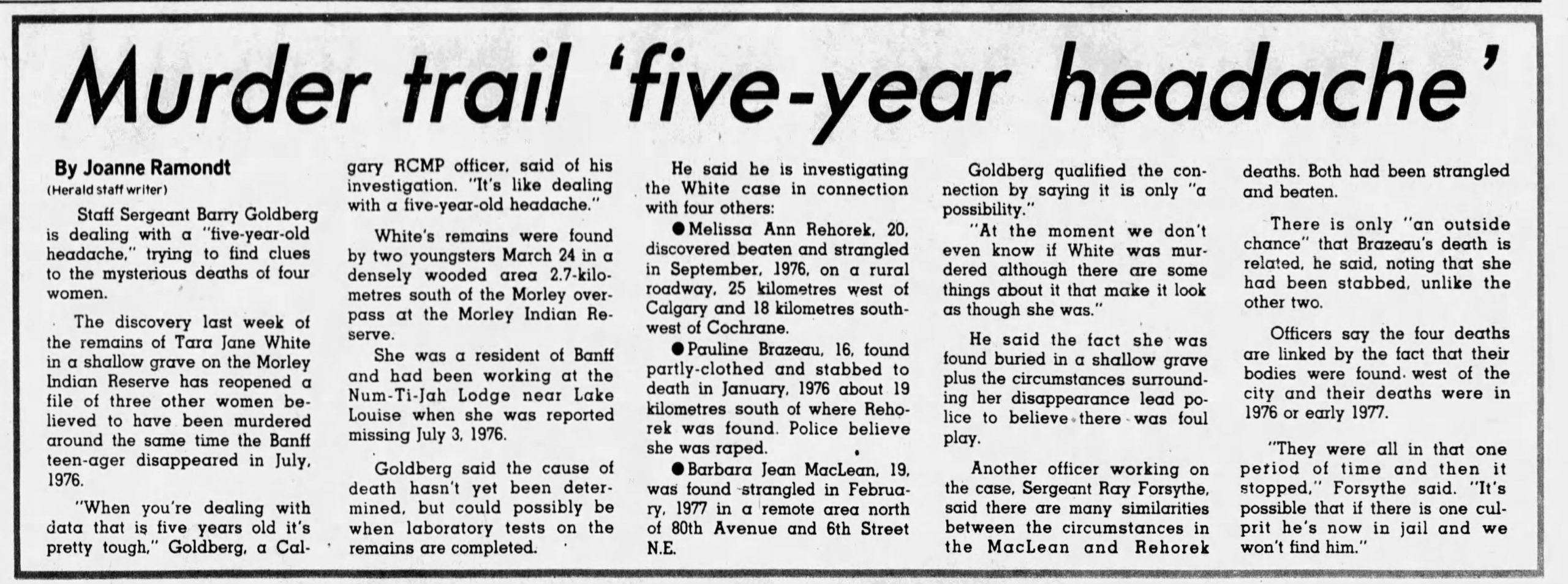 What we know so far about Alberta victims of the serial killer ...