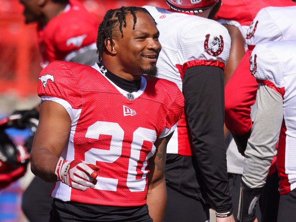 Peyton Logan, Dedrick Mills tasked to run ball for Calgary Stampeders ...