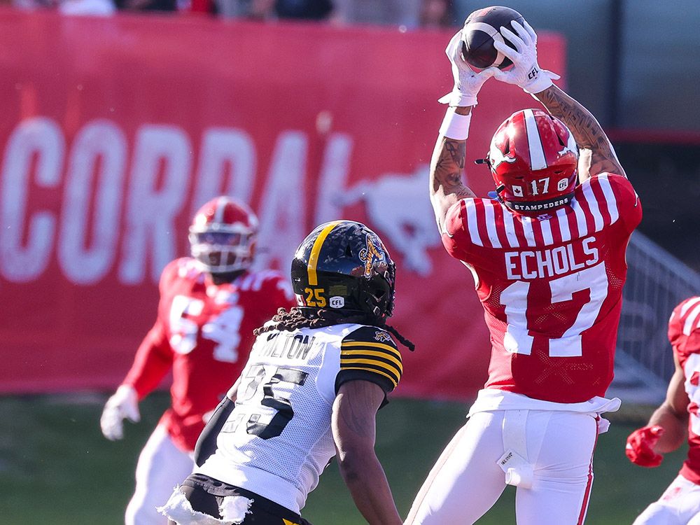 Calgary Stampeders catch on early with success in CFL receiving game ...