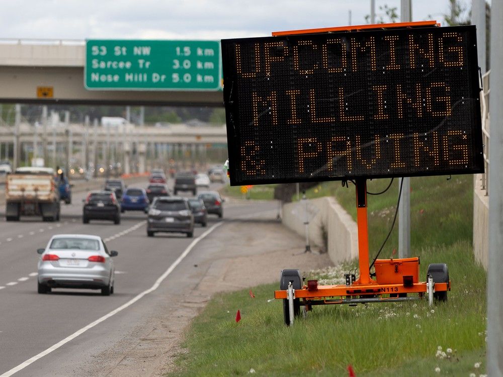 Crowchild Tr. paving gets underway, busy Calgary roadwork season looms ...