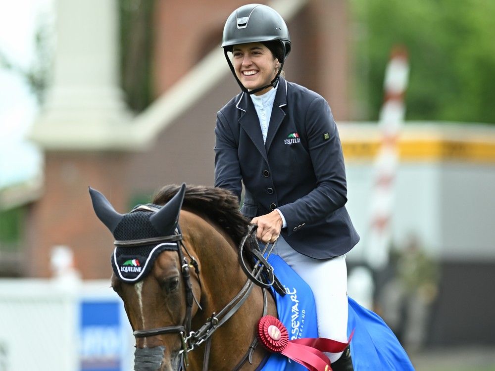 McKayla Langmeier jumps to ATCO Cup win at Spruce Meadows' National ...