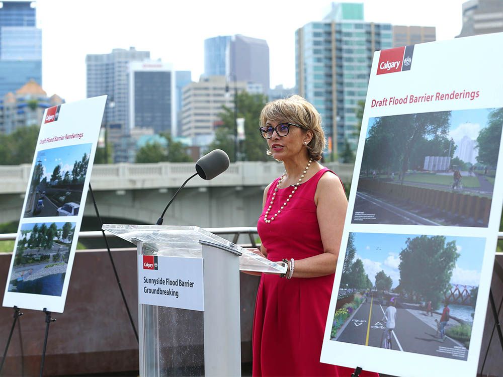 City of Calgary breaks ground on Sunnyside flood barrier | Calgary Herald