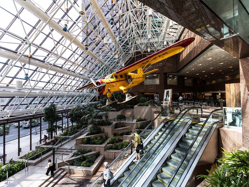 Suncor downtown office tower aircraft to land in Hangar Flight Museum ...