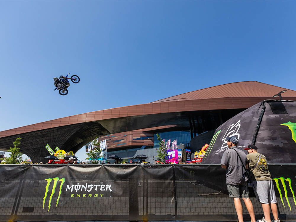 Cochrane daredevil soars back into Stampede motocross after crash ...