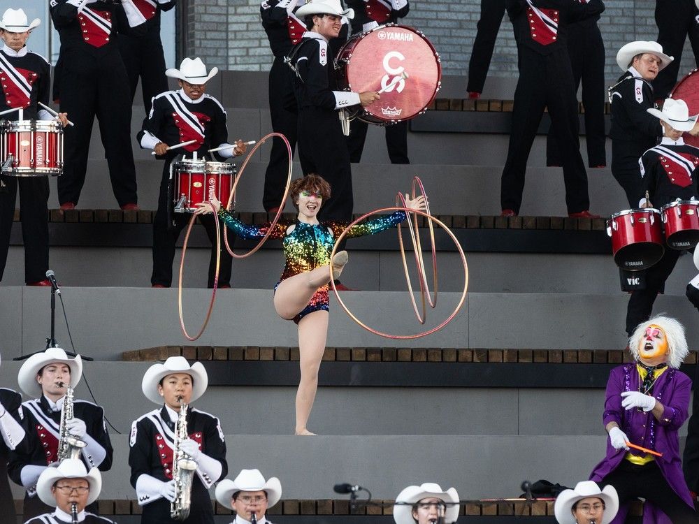 Circus artists clown around with Stampede Showband in magical show ...