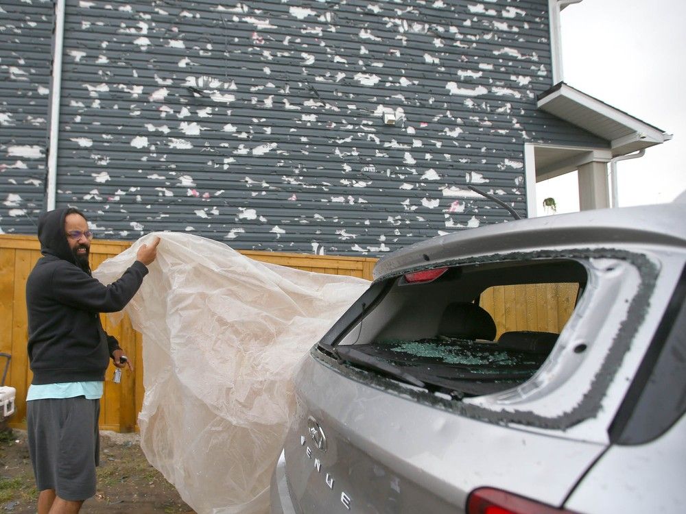 Hail damage reported at many homes, Calgary airport due to storm ...