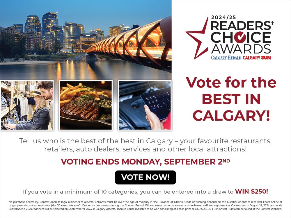 Canada Contests, Announcements and Prizes | Calgary Herald