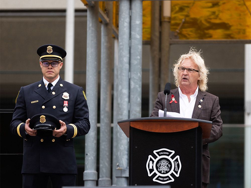 Calgary memorial ceremony honours city's fallen firefighters | Calgary ...