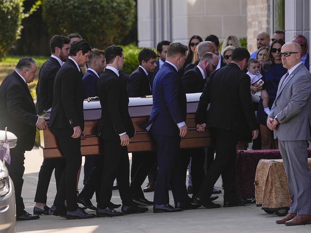 ‘Linemates forever’: Johnny and Matthew Gaudreau remembered at funeral ...