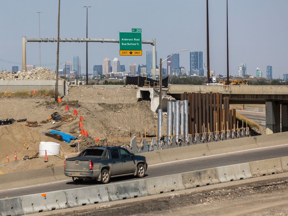 Swaths of Deerfoot Trail getting facelift from improvements | Calgary ...