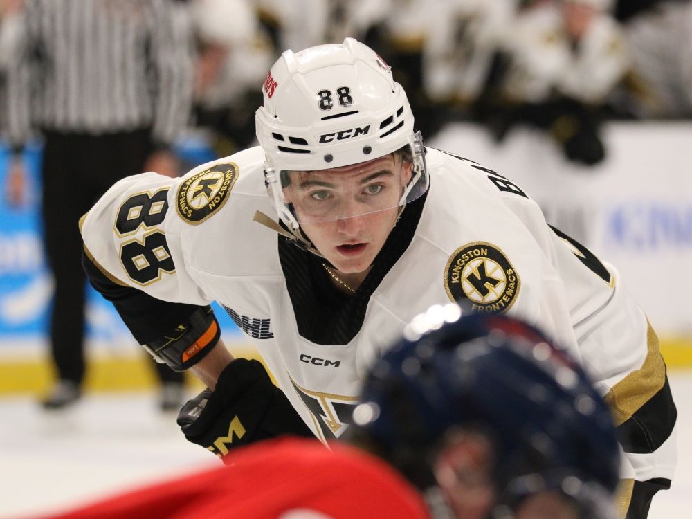 Flames prospect Jacob Battaglia off to stellar start in OHL | Calgary ...